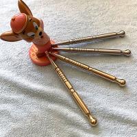 China Technical Polished Acupuncture Pen Facial Reflexology Tools Stainless Steel Massager Tool Deep Tissue Massage Tool for sale
