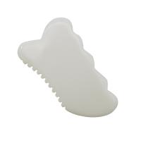 China Daily Anti-Aging Health and Skin Care Tools White Jade Guasha Board with Custom Gua Sha Facial Massage Tool for sale