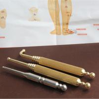 China Relaxing Deep Tissue Massage Tool Brass Manual Acupressure Pen for Reflexology Pressure Point Massager for sale