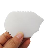 China Customized Logo Gua Sha Massage Tool Natural White Jade Guasha Board for Face Neck Arm Back Body Anti-Wrinkles Anti-aging for sale