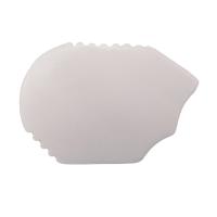 China Customized Logo Gua Sha Massage Tool Natural White Jade Guasha Board for Face Neck Arm Back Body Anti-Wrinkles Anti-aging for sale