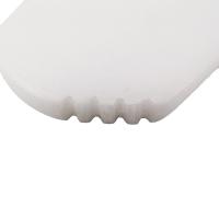 China Customized Logo Gua Sha Massage Tool Natural White Jade Guasha Board for Face Neck Arm Back Body Anti-Wrinkles Anti-aging for sale