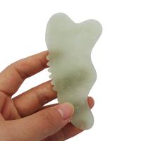 China Xiuyan Jade Gua Sha Massage Tool for Face Sculpting Body Massager Promotes Blood Flow and Reduces Tension Easy to Hold for sale