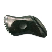 China Natural Dark Green Nephrite Jade Gua Sha Body Massage Tools Traditional Scraping for Complete Body 11.8cm*6cm*0.9cm for sale