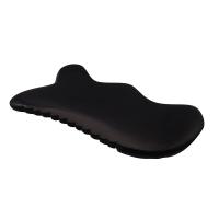 China Gua Sha Massage Tool Natural Black Bian Stone Guasha Tool for Foot Neck Back Face Massage for sale