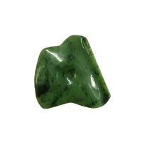 China Body Massager Green Nephrite Jade Gua Sha Scraping Massage Tool for Facial Tension Release and Self Help for sale