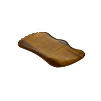 China Crafted Hand Made Gua Sha Natural Tiger Eye Skin Massager for Face Eyes Neck Nody Muscle Relaxation OEM ODM for sale