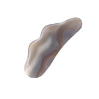 China Handmade Natural Agate Gua Sha Stone Essential for Body Massage and Acupuncture Treatment for sale