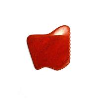 China 2024 Arrivals Red Jesper Gua Sha Massage Tool for Body Massage Polished Technical and OEM ODM Acceptance for sale