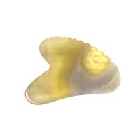 China Custom Logo Massage Products Natural Cherry Blossom Agate Sha Gua Board for Gua Sha Therapy for sale