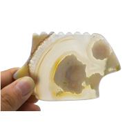 China Massage Products Natural Cherry Blossom Agate Guasha Board for Self Help Massage abkgs-210 for sale