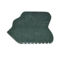 China Dark Green Nephrite Facial Jade Stone Guasha Massager Board for Facial Blood Circulation for sale