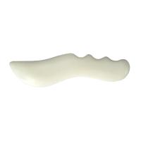 China Body Massager White Jade Gua Sha Stone for Scraping Facial Massage Tools and Beauty SPA Massage for sale
