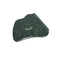 China 2024 Dark Green Nephrite Jade Guasha Scraper A Slimming and Facial Massage Tool with Healthcare Function for sale