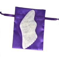 China 2024 White Jade Massage Device Custom Facial and Body Gua Sha Stone Scraping Board for OEM/ODM for sale
