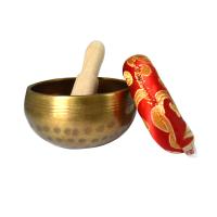 China Cooper Material Nepal Chakra Gold Yoga Meditation Tibetan Custom Singing Bowl Set for Sound Therapy for sale