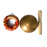 China Cooper Material Nepal Chakra Gold Yoga Meditation Tibetan Custom Singing Bowl Set for Sound Therapy for sale