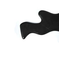 China Black Bian Stone Gua Sha Scraping Massage Board for Full Body Lymphatic Drainage and Pain Relief for sale