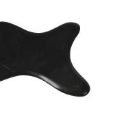 China Black Bian Stone Gua Sha Scraping Massage Board for Full Body Lymphatic Drainage and Pain Relief for sale