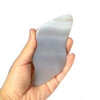 China Grey Agate Guasha Massager Board for Personal Health Care and Lymphatic Drainage for sale