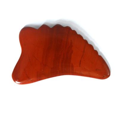 China Red Jasper Massage Hammer for SPA Acupuncture Body Leg Facial Jade Guasha Massager Board Gua Sha Tool for sale