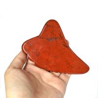 China Red Jasper Massage Hammer for SPA Acupuncture Body Leg Facial Jade Guasha Massager Board Gua Sha Tool for sale