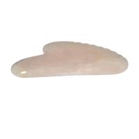 China Facial Pink Heart Shape Rose Quartz Jade Guasha Massager Gua Sha Board Massage Tool for Personal Health Care OEM/ODM for sale
