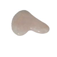 China Facial Pink Heart Shape Rose Quartz Jade Guasha Massager Gua Sha Board Massage Tool for Personal Health Care OEM/ODM for sale