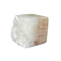 China Regional Feature Pink Cube Shaped Essential Oil Aroma Diffuser with Irregular Crystal Jade Glacier Stone for sale