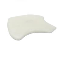 China White Jade Gua Sha Massage Tool for Facial Massager and Body SPA Acupuncture Acupressure 9.5cm*7.5cm*0.7cm for sale