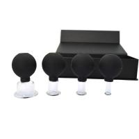 China 2024 Glass Rubber Massage Vacuum Massage Cupping Set Therapy Machine For Body Face Back Leg Shoulder With Customized Logo for sale
