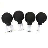 China 2024 Glass Rubber Massage Vacuum Massage Cupping Set Therapy Machine For Body Face Back Leg Shoulder With Customized Logo for sale