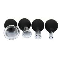 China 2024 Glass Rubber Massage Vacuum Massage Cupping Set Therapy Machine For Body Face Back Leg Shoulder With Customized Logo for sale