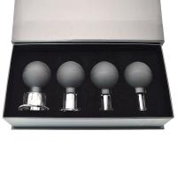 China 2024 Glass Rubber Massage Vacuum Massage Cupping Set Therapy Machine For Body Face Back Leg Shoulder With Customized Logo for sale