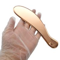 China Copper Guasha Physical Therapy Chiropractic IASTM Metal Gua Sha Tools in Rose Golden Color for Soft Tissue Mobilization for sale