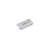 China Facial Massager Authentic Silver Terahertz Guasha Stone Gua Sha Comb for Anti Aging and Facial Rejuvenation for sale