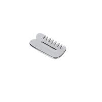 China Facial Massager Authentic Silver Terahertz Guasha Stone Gua Sha Comb for Anti Aging and Facial Rejuvenation for sale