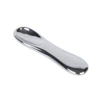 China Facial Massager Luxury Silver Terahertz Stone Gua Sha Cosmetic Eye Cream Spatula for Beauty Care Cosmetics Tools for sale