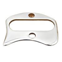 China Stainless Steel Gua Sha Tool for Body Massager Scraping Massage Tools About 9.8cm*7.5cm Metal Guasha Massage for sale