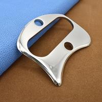 China Stainless Steel Gua Sha Tool for Body Massager Scraping Massage Tools About 9.8cm*7.5cm Metal Guasha Massage for sale