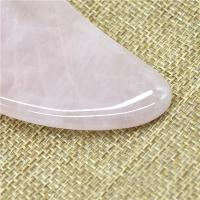 China Polished Black Rose Quartz Gua Sha Massage Tool for Natural Face Beauty Treatment for sale