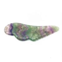 China Body Healthcare Massage Natural Colorful JADE Guasha Fluorite Gua Sha Scraping Massage Tool for sale