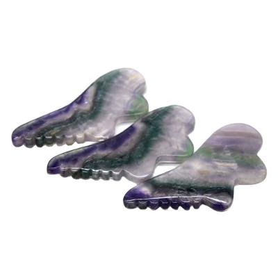 China Natural Scraping Massager Tools Fluorite Jade Gua Sha Board OEM ODM for Tools Massager for sale