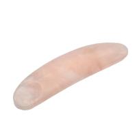 China Reduce Puffiness with Curved Cosmetic Spatula and Mini Rose Quartz Eye Cream Applicator on Face Gua Sha Massage Stick for sale