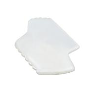 China Avaiable Logo Natural White Jade Gua Sha Scraping Therapy Guasha Tools For Body Face Massage With Infrared Physiotherapy for sale