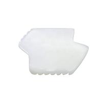 China Avaiable Logo Natural White Jade Gua Sha Scraping Therapy Guasha Tools For Body Face Massage With Infrared Physiotherapy for sale