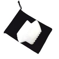 China Avaiable Logo Natural White Jade Gua Sha Scraping Therapy Guasha Tools For Body Face Massage With Infrared Physiotherapy for sale