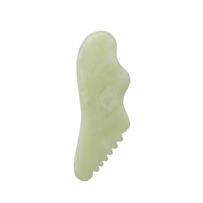 China Custom Natural Xiuyn Jade Guasha Tool Stone Scraping Massage Gua Sha Board For Beauty with Certificate and Customized Logo for sale