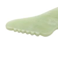 China Custom Natural Xiuyn Jade Guasha Tool Stone Scraping Massage Gua Sha Board For Beauty with Certificate and Customized Logo for sale