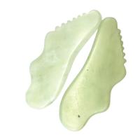 China Custom Natural Xiuyn Jade Guasha Tool Stone Scraping Massage Gua Sha Board For Beauty with Certificate and Customized Logo for sale